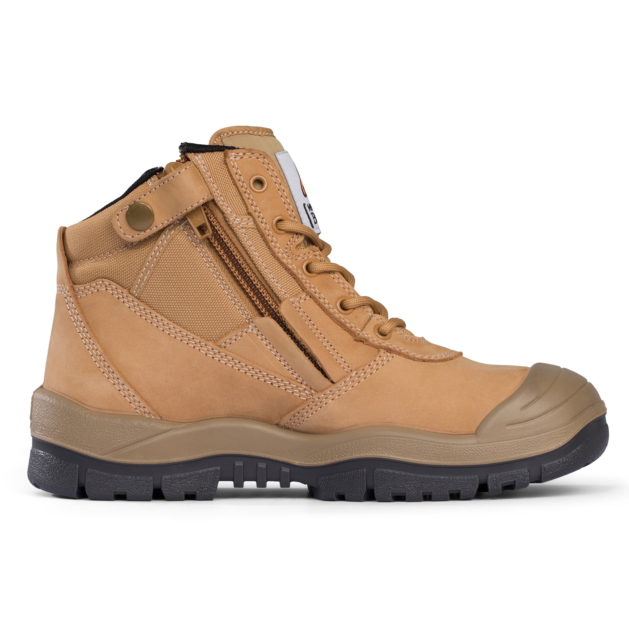 MONGREL WHEAT ZIP SIDER BOOT - 461050 | TRADIES WORKWEAR & SAFETY