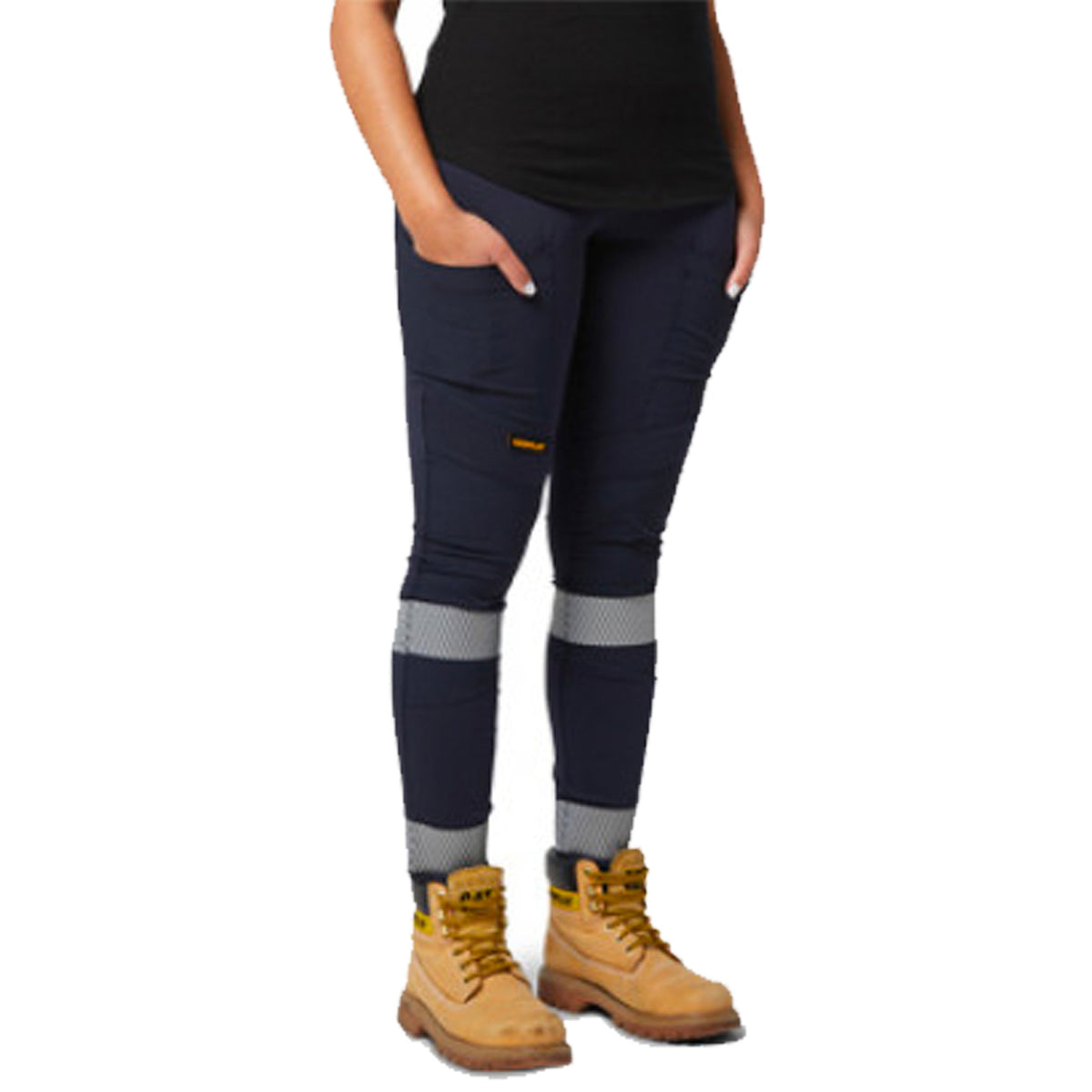 CAT WOMEN'S WORK STRETCH LEGGING - TAPE | TRADIES WORKWEAR SHOP