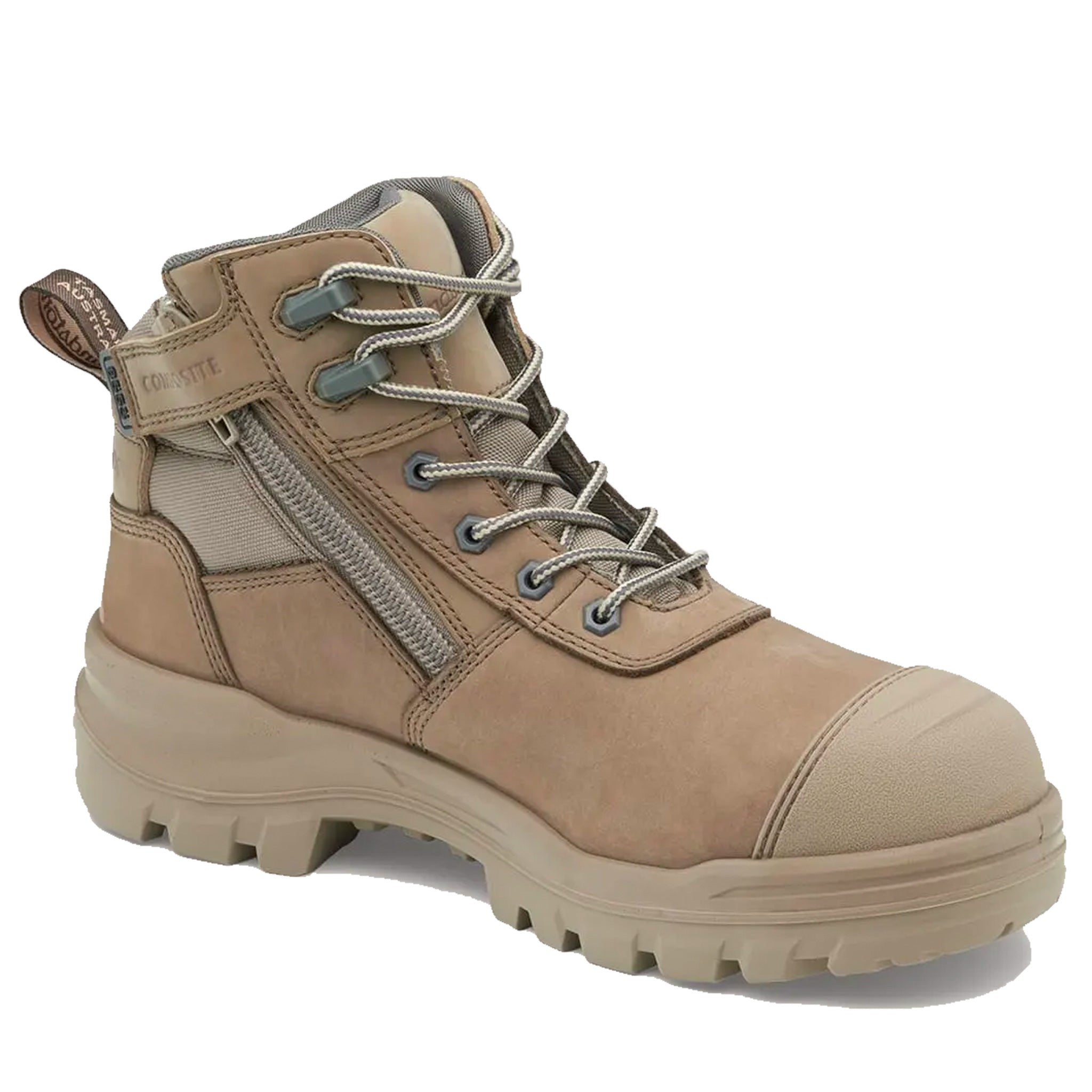 MID ZIP SIDE - ROTOFLEX WORK BOOT - STONE - 8553
