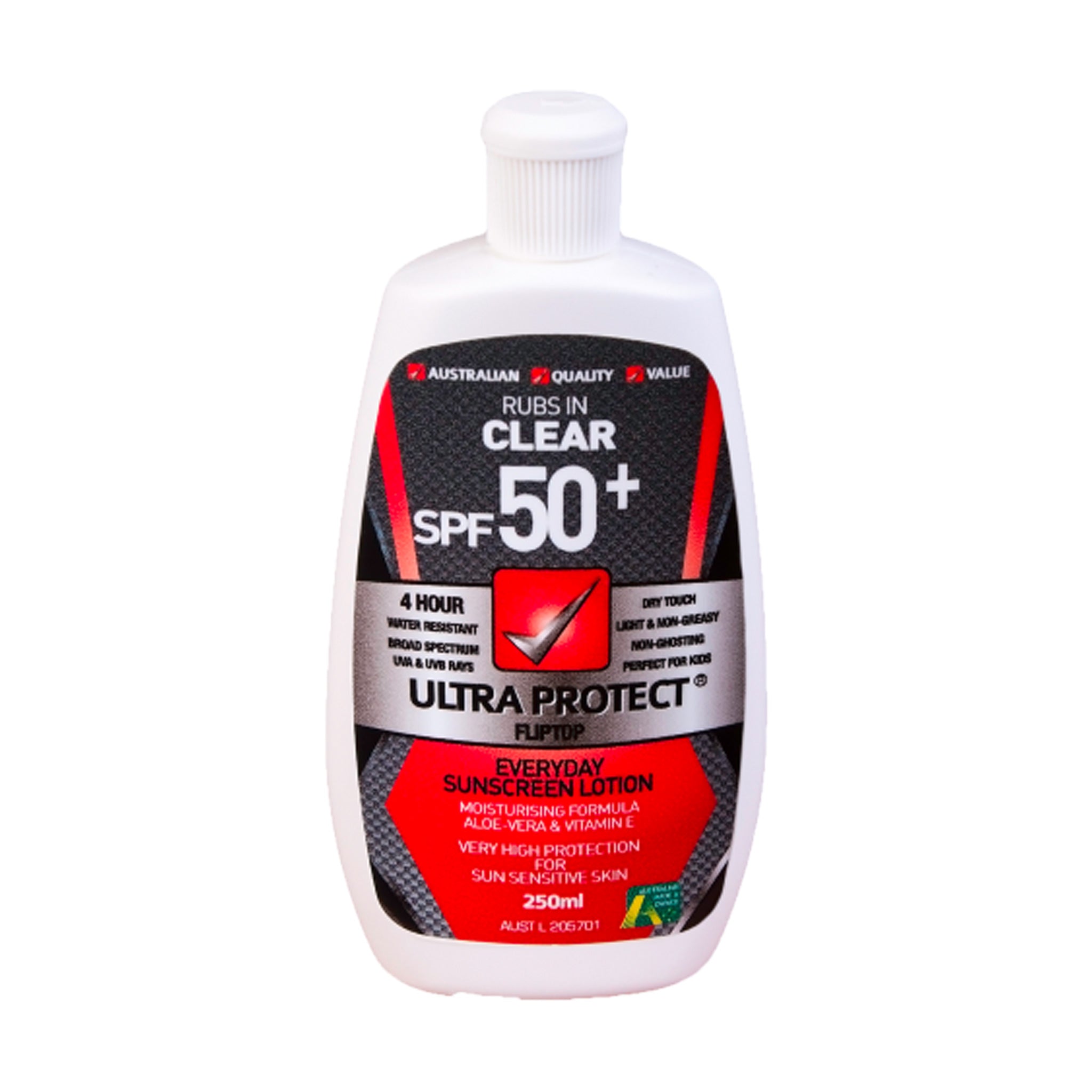 ULTRA PROTECT SPF50+ SUNSCREEN - 250ML FLIPTOP