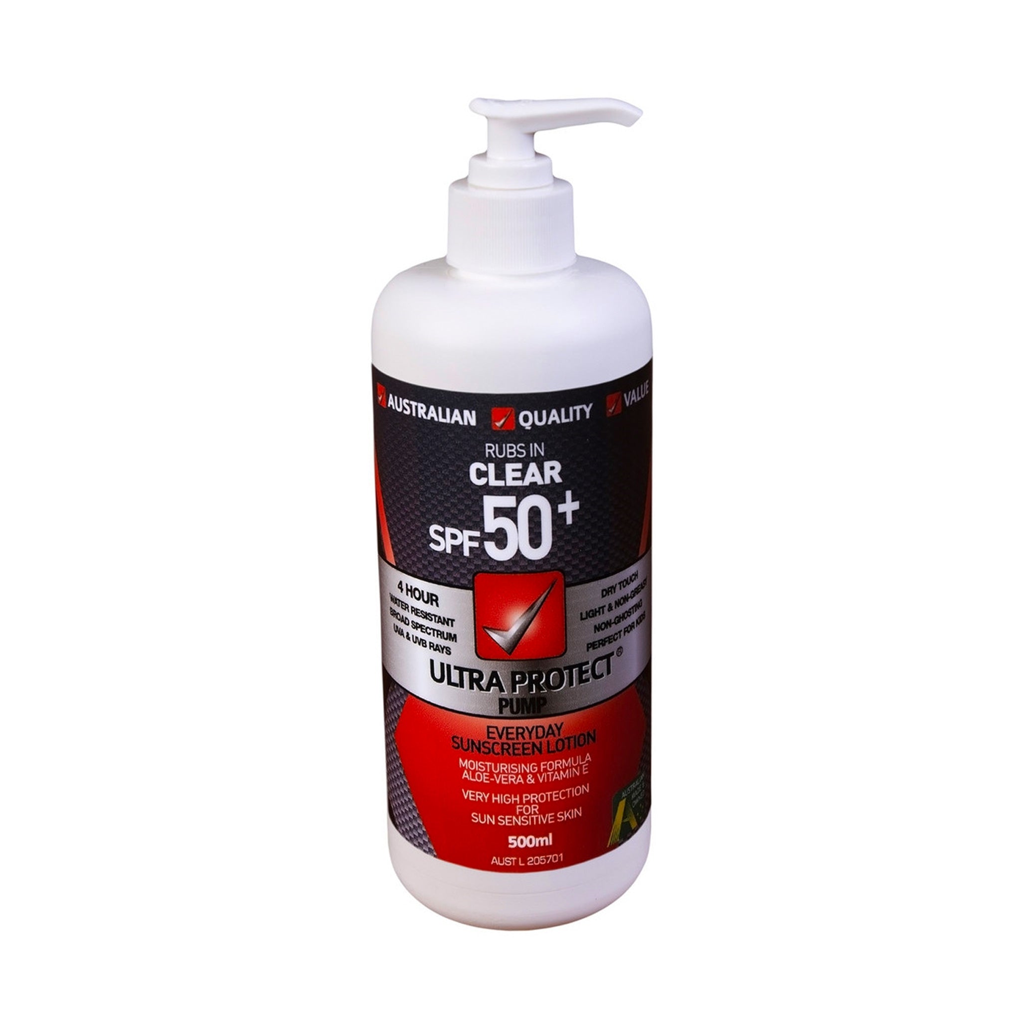 ULTRA PROTECT SPF50+ SUNSCREEN - 500ML PUMP